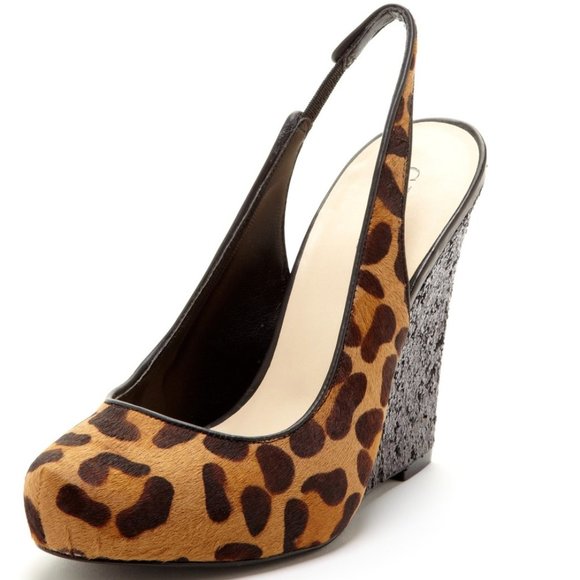 Guess | Shoes | Guess Russoly Leopard Wedge 95 | Poshmark